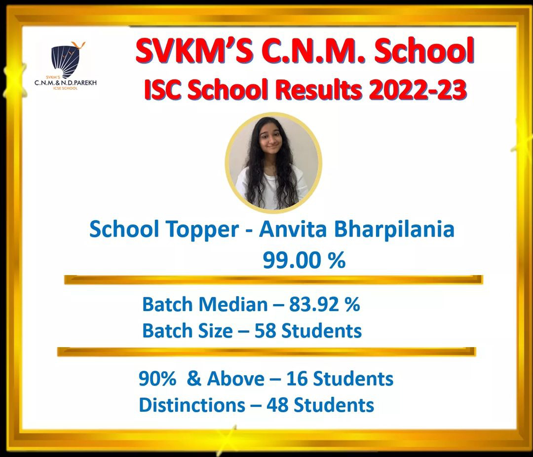 CNMS School Students Excel in ICSE and ISC Examinations with ...
